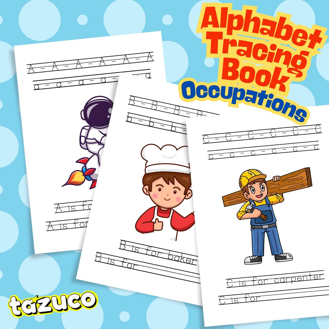 Preschool Alphabet Tracing Worksheet Educational Digital Resource for ...