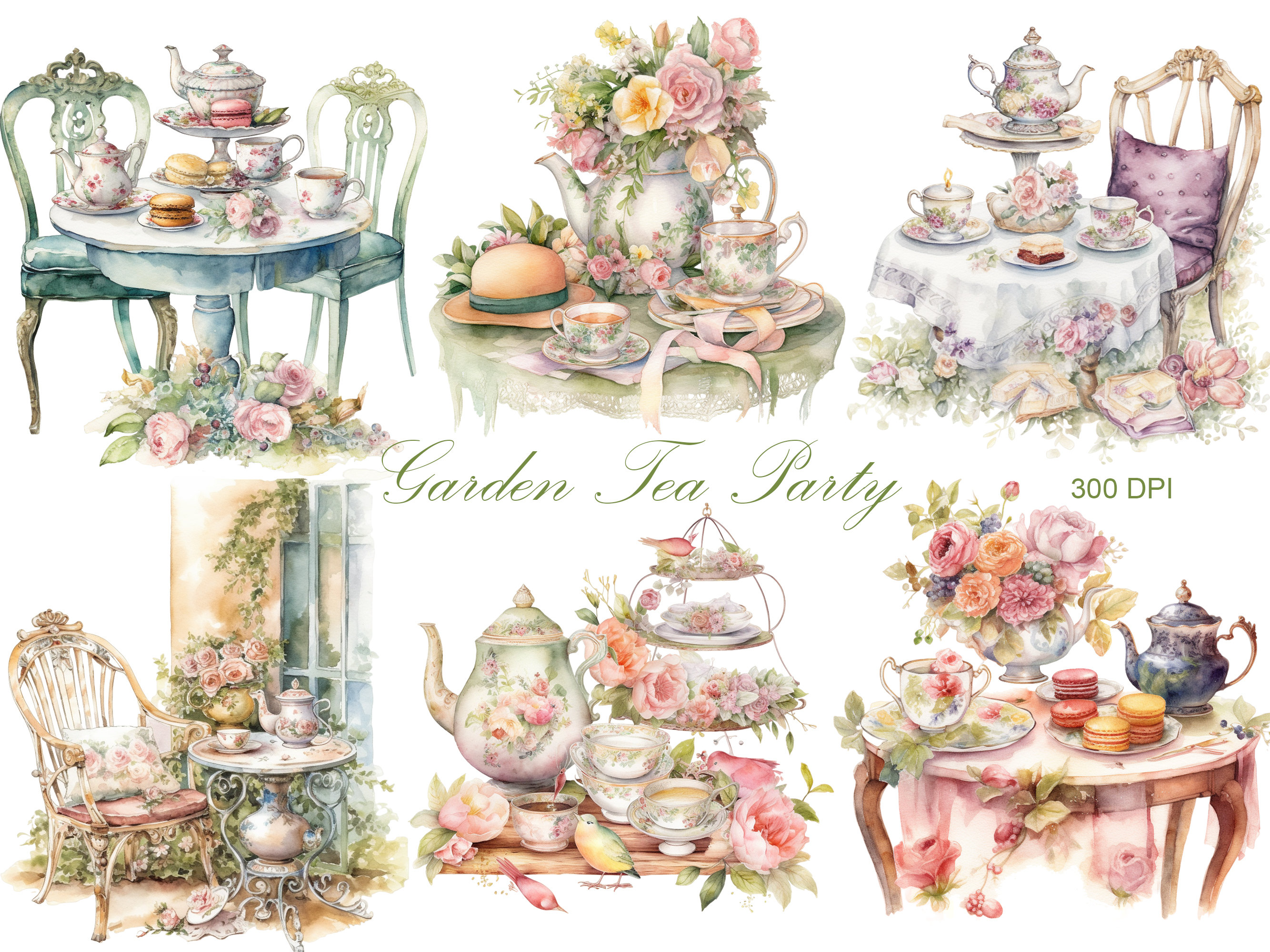 Fall Tea Party Clip Art Tea Party Flowers Images – Browse 70,550