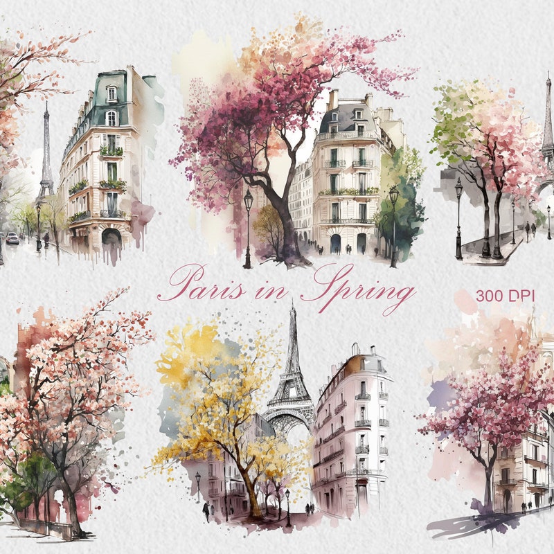 Spring in Paris - Etsy