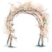 Watercolor Wedding Arches Clipart, Floral Arch PNG, Commercial Use ...
