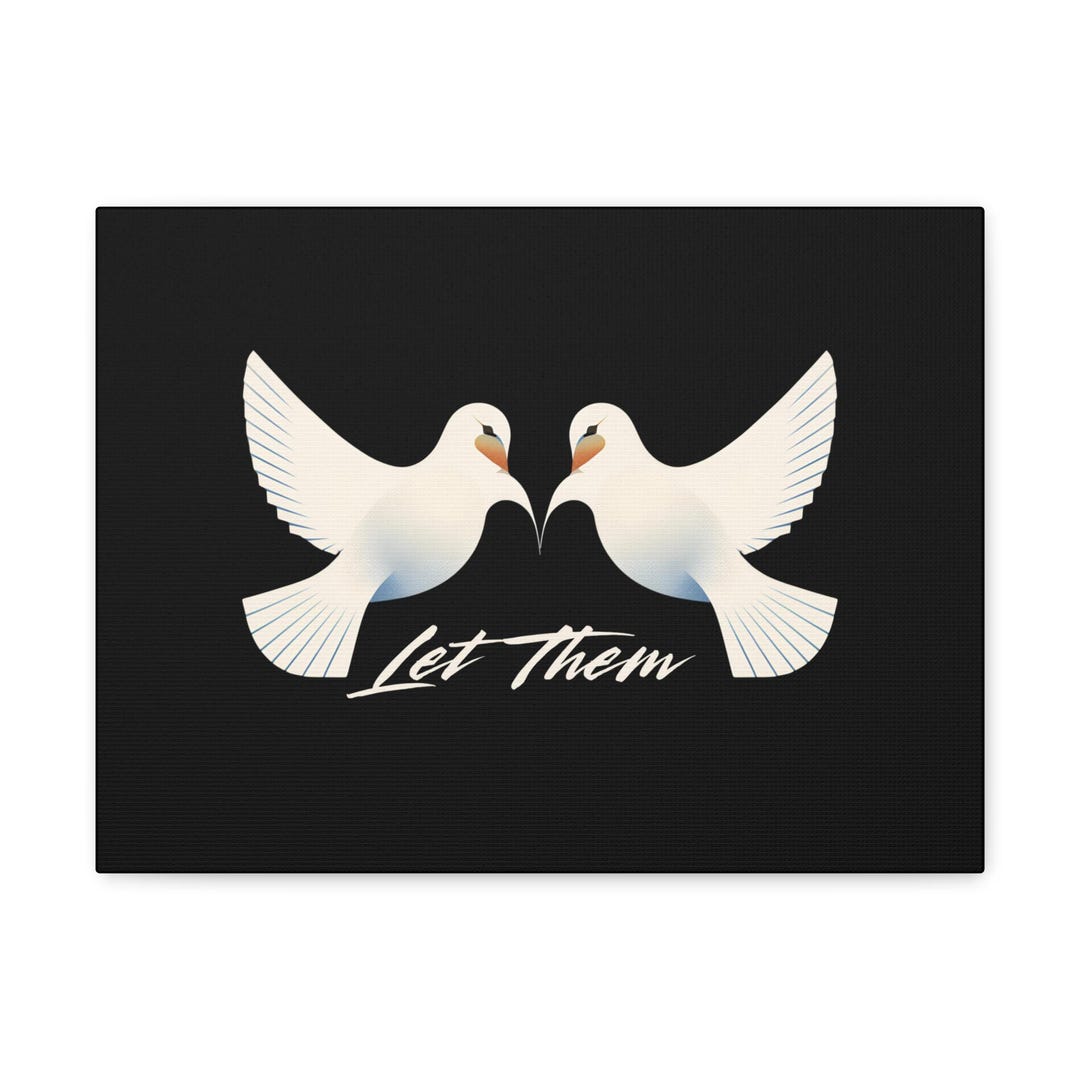 Let Them Doves Gallery Canvas - Etsy