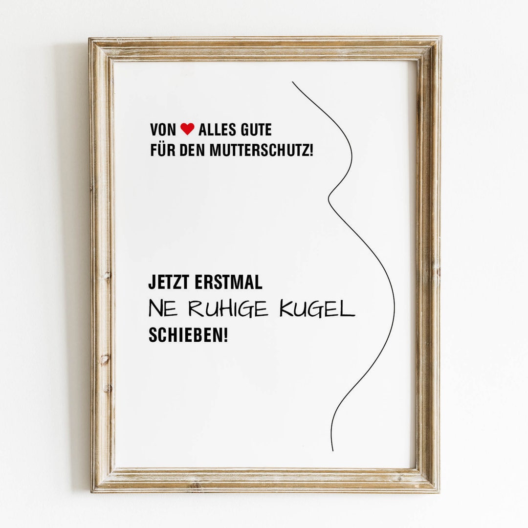Maternity Protection Poster | Farewell | Digital Download for Printing ...