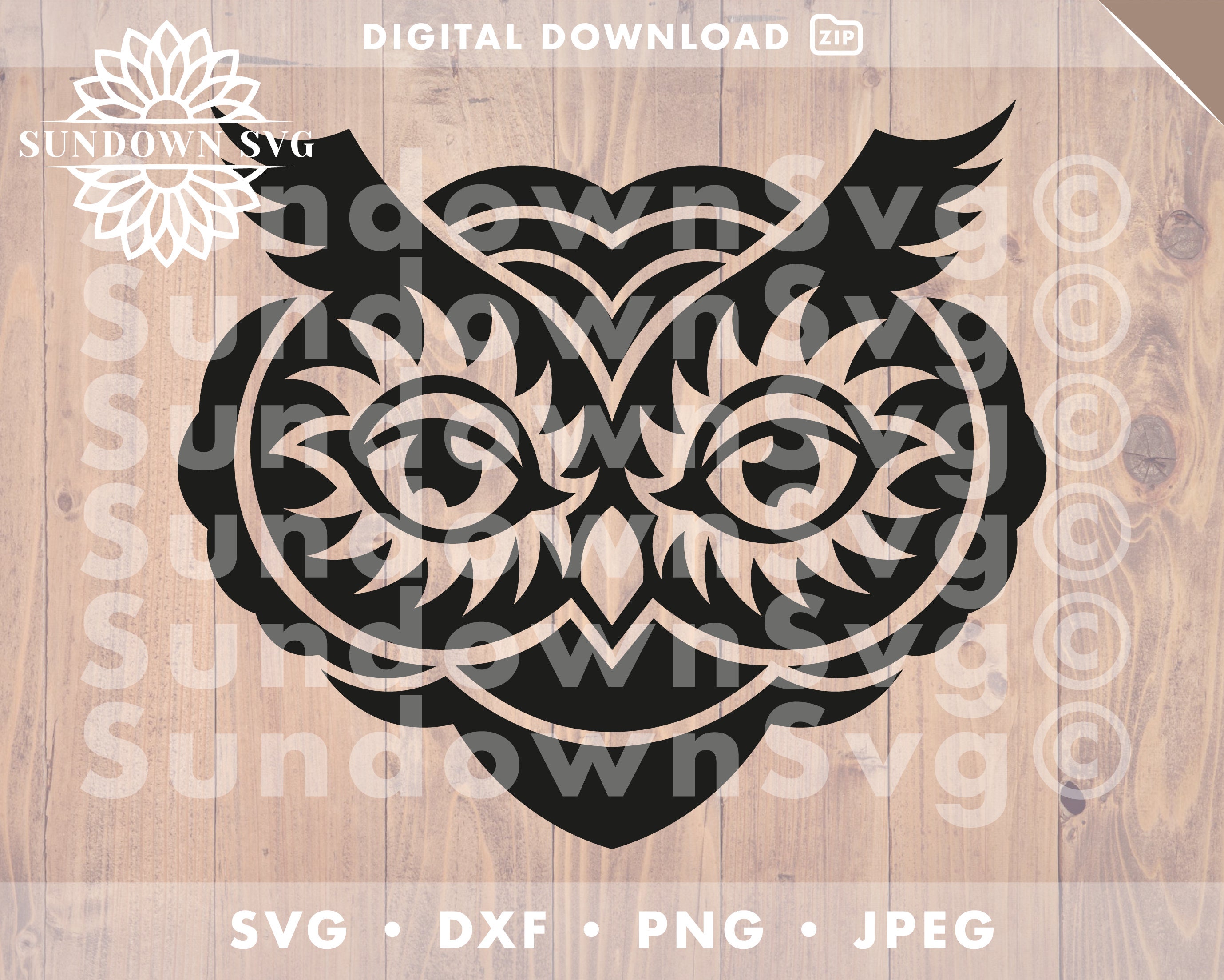 Owl SVG, Celestial Owl SVG, Owl Bust SVG Instant Digital Download - Etsy