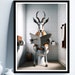 Springbok Wall Art, Funny Bathroom Print, Springbok in Toilet, Bathroom ...