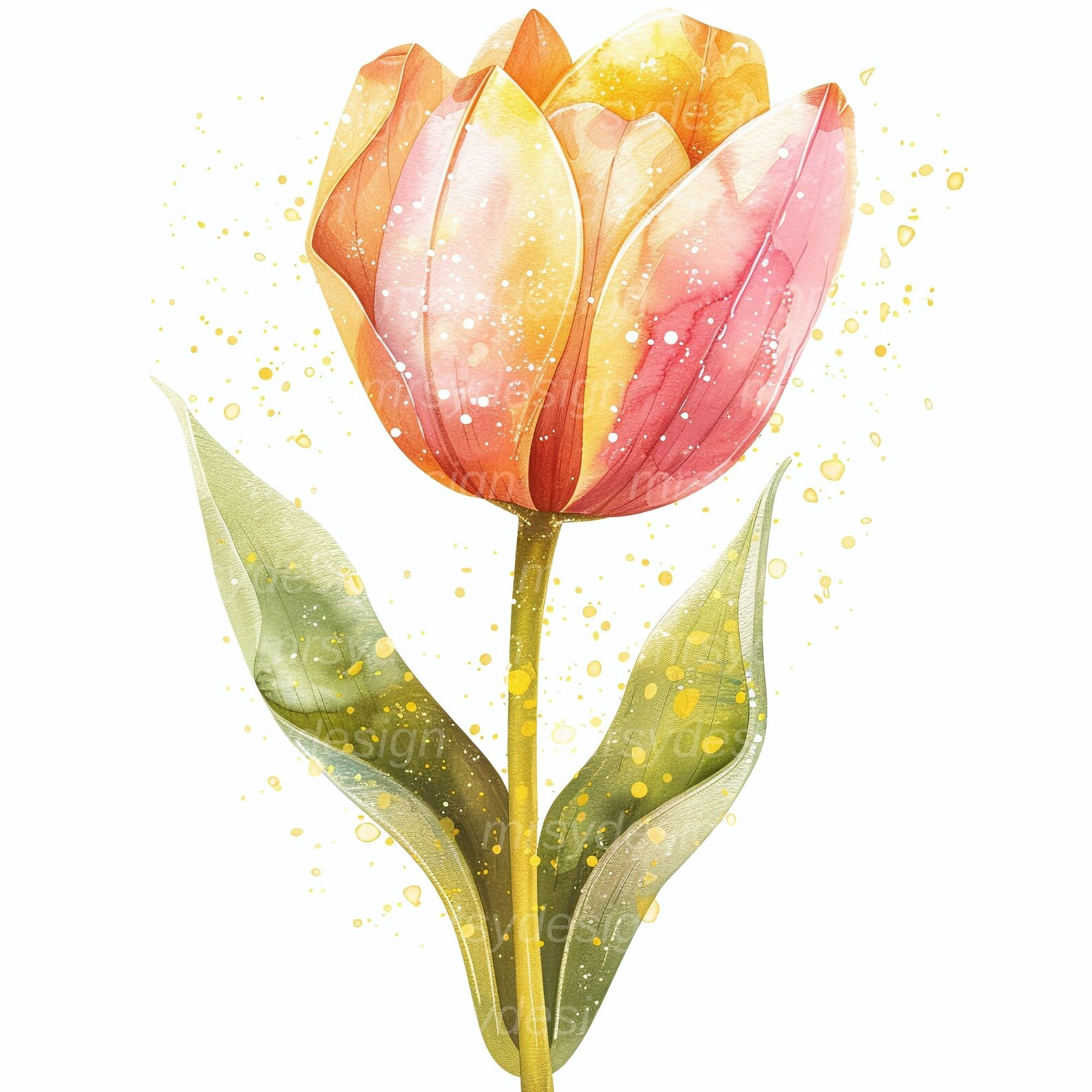 26 Birth Month Flower Tulip Clipart, Flowers Clipart, High Quality PNG ...