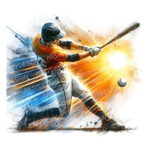 36 Watercolor Baseball Clipart Bundle, Baseball Field Clipart ...
