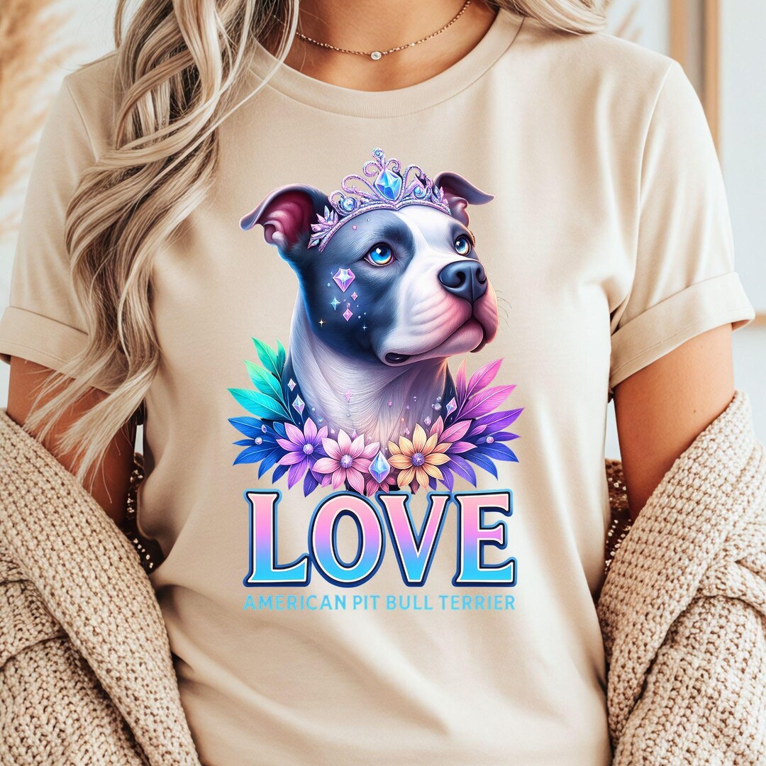 Pitbull Love Png, Sublimation Design, American Pit Bull Clipart ...