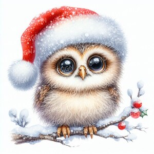 22 PNG, Christmas Baby Animals Clipart Bundle, Cute Holiday Animal Art ...