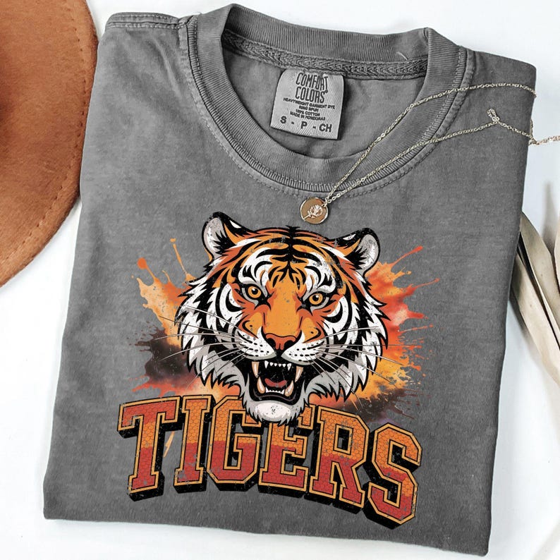 Tigers Png, Sublimation Design, Wild Tiger Head Png, School Mascot ...