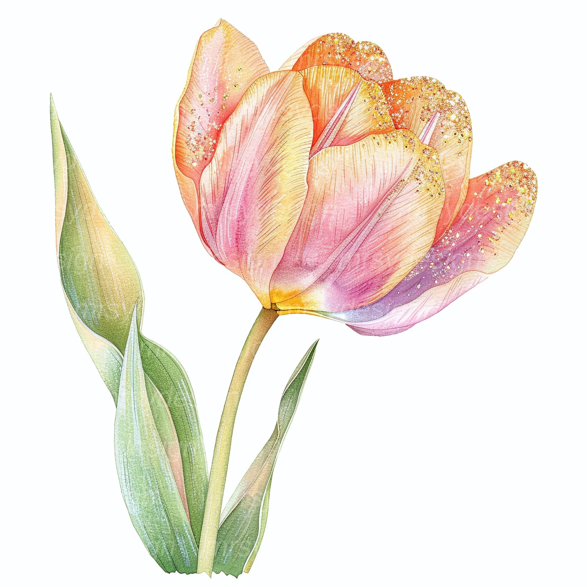 26 Birth Month Flower Tulip Clipart, Flowers Clipart, High Quality PNG ...