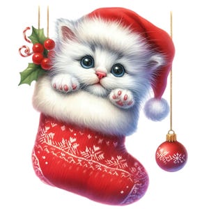 22 PNG, Christmas Baby Animals Clipart Bundle, Cute Holiday Animal Art ...