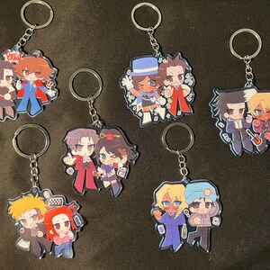 ACE ATTORNEY Duo Acrylic Keychain Charm (AA4 & AAI2 Ver) - Etsy