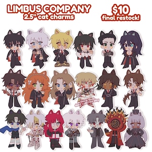 LIMBUS COMPANY Acrylic Charms - Etsy
