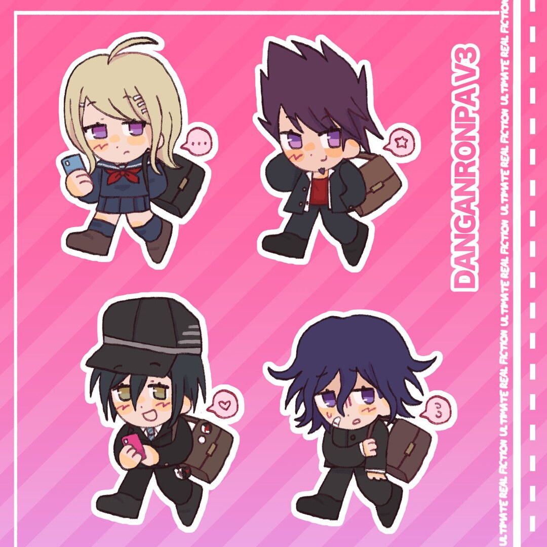 DANGANRONPA V3 - Pregame Sticker Sheet - Etsy