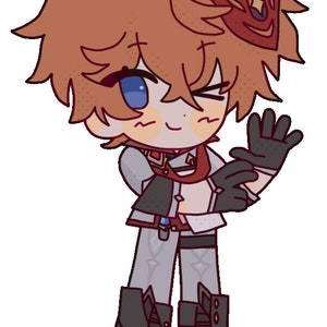 GENSHIN IMPACT Acrylic Charms fatui Edition - Etsy