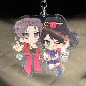 ACE ATTORNEY Duo Acrylic Keychain Charm (AA4 & AAI2 Ver) - Etsy
