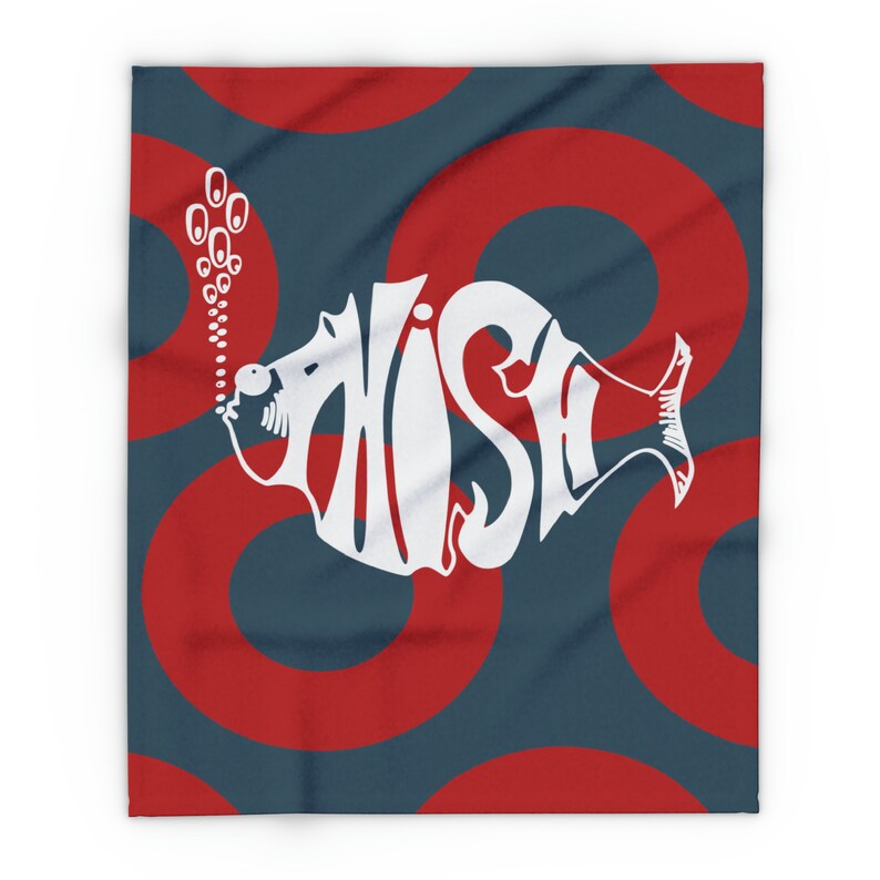 Full Color Phish Logo Knockout Fleece Blanket - Etsy