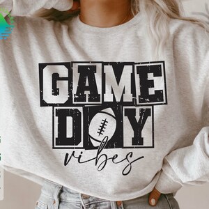 Game Day Svg, Football Game Day Svg, Football Vibes Svg, Football ...