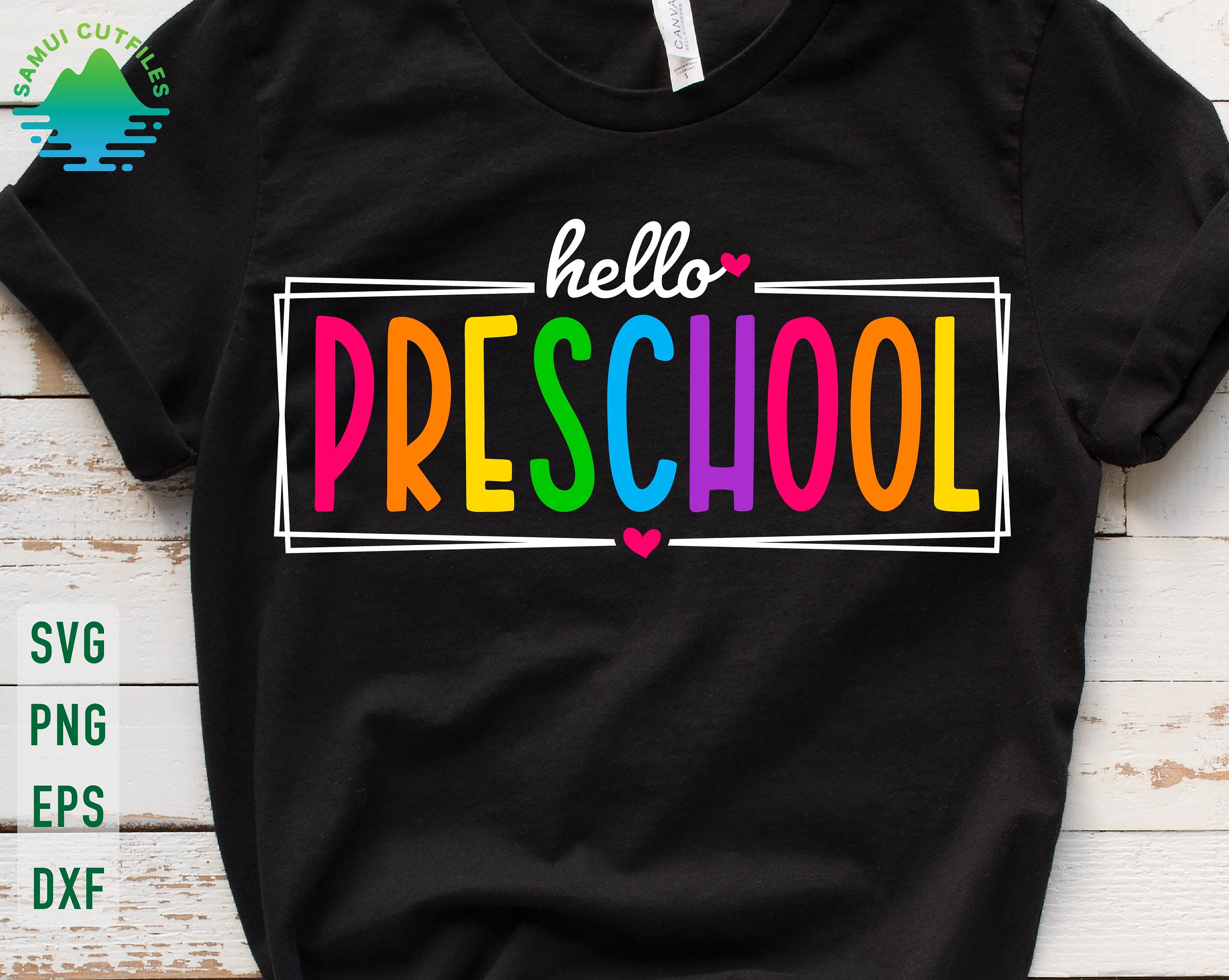 Hello Preschool Svg Preschool Svg 1st Day of School Back to - Etsy