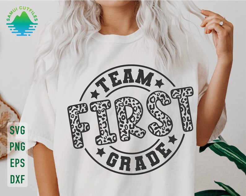 Team First Grade Svg 1st Grade Svg First Day of School Svg - Etsy