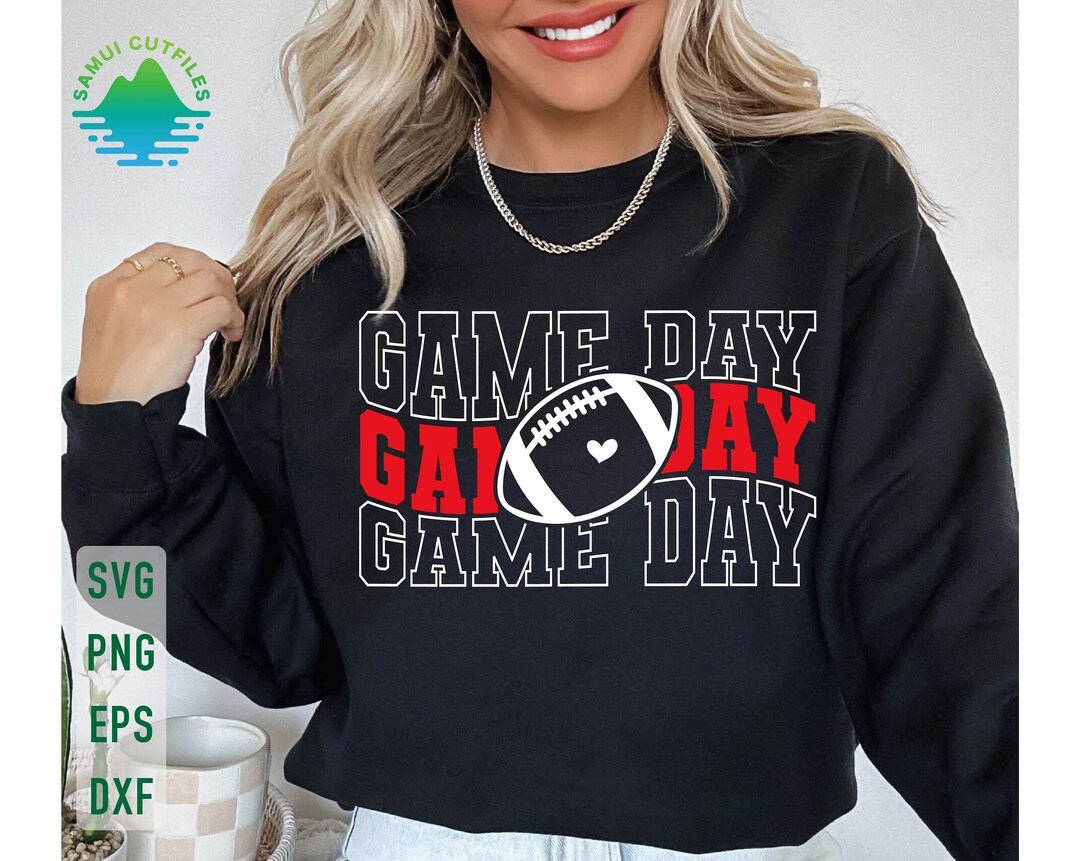 Game Day Svg, Football Game Day Svg, Football Vibes Svg, Football ...