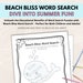 Beach Word Search Puzzle Printable, Summer Activities for Kids ...