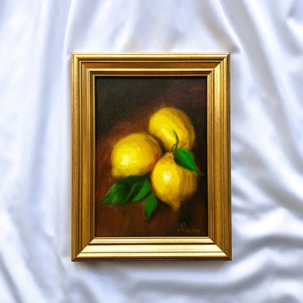 Lemons Painting - Etsy