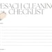Pesach Cleaning Checklist Passover Cleaning Checklist Printable - Etsy