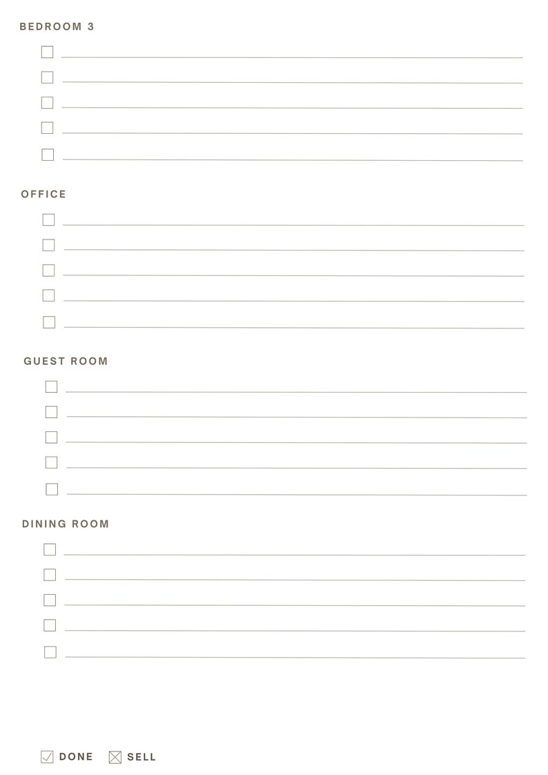 Pesach Cleaning Checklist Passover Cleaning Checklist Printable - Etsy
