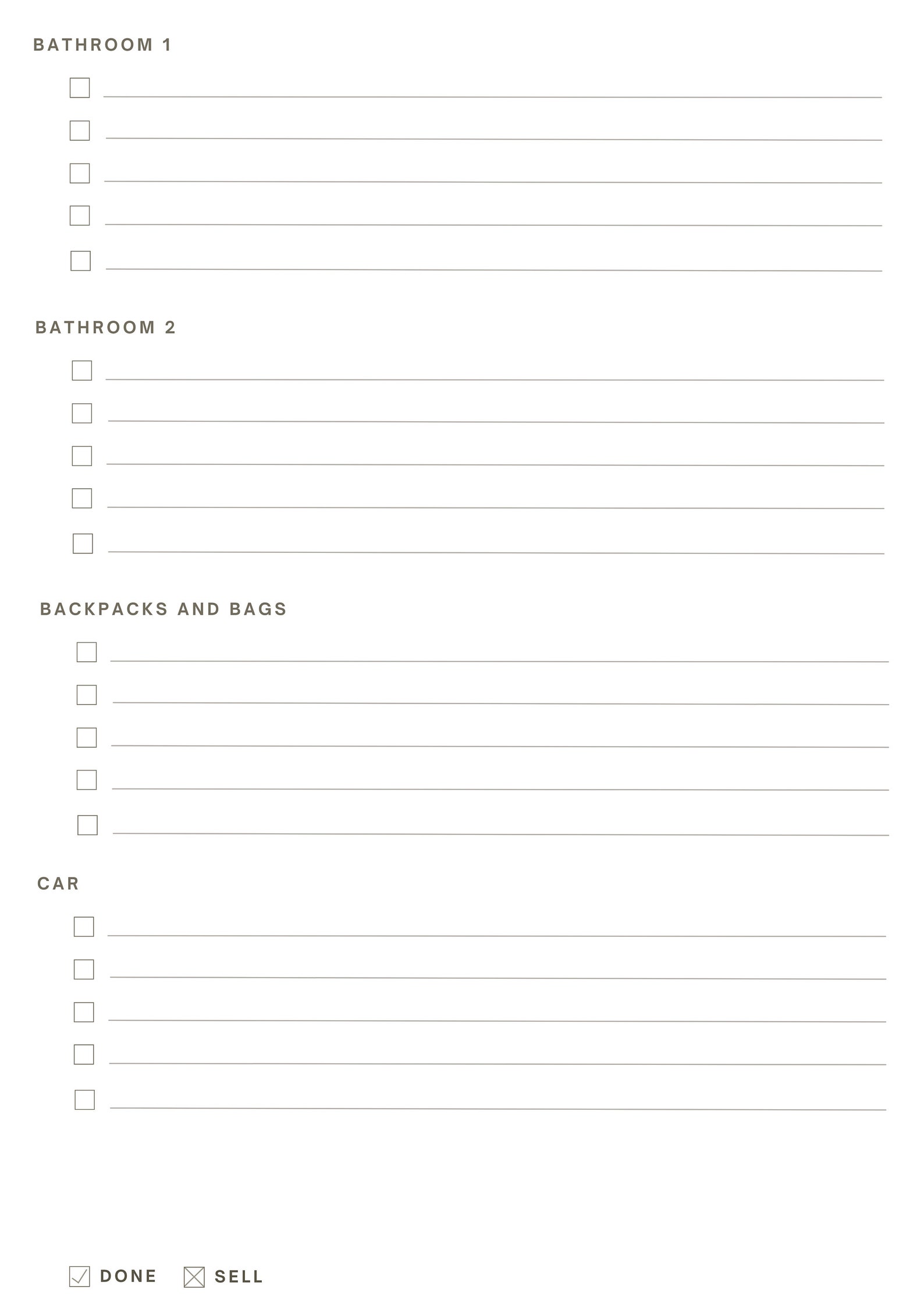 Pesach Cleaning Checklist Passover Cleaning Checklist Printable - Etsy
