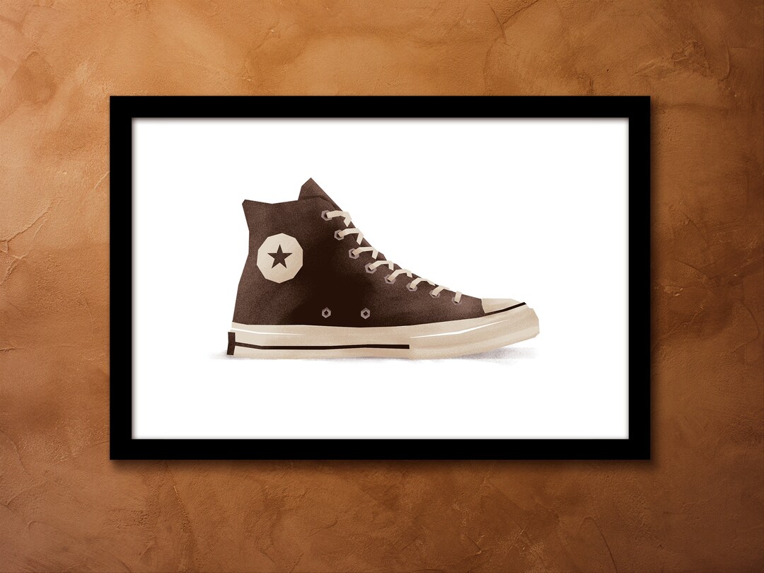 Converse Chuck Taylors - Poster Art Print in Various Sizes and Colors ...