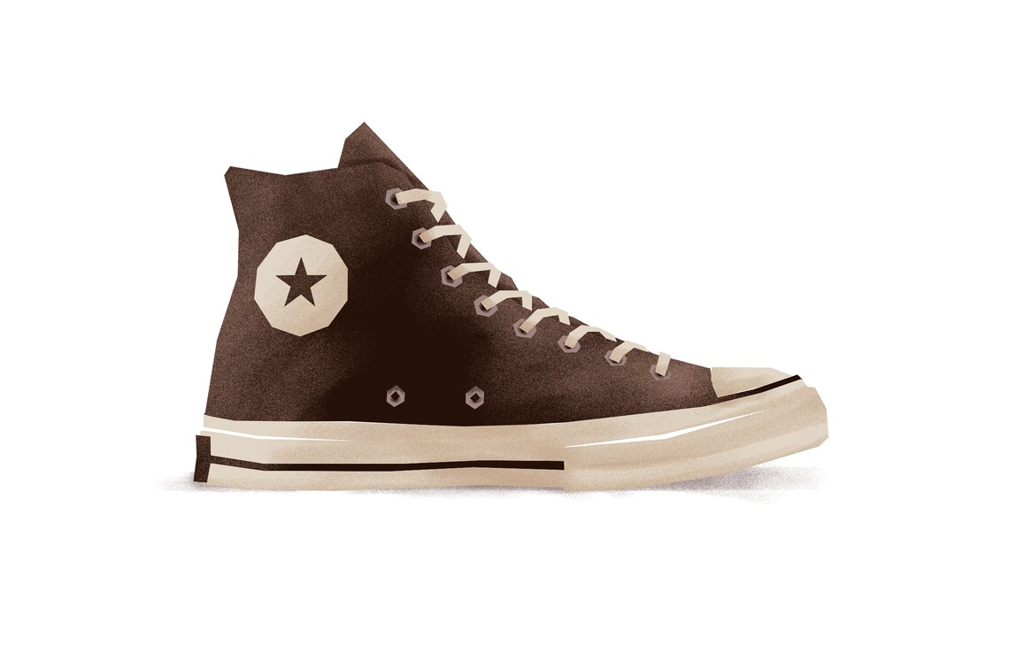 Converse Chuck Taylors - Poster Art Print in Various Sizes and Colors ...
