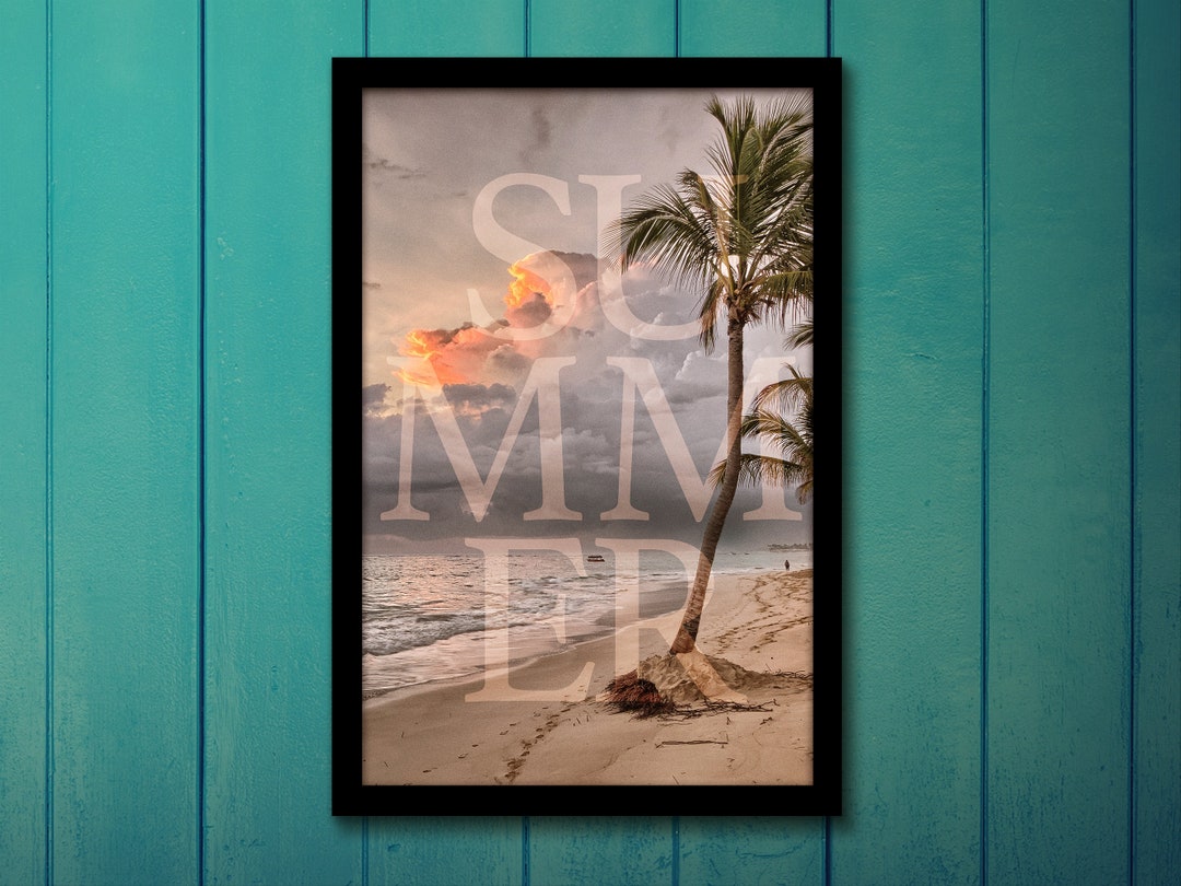 SUMMER - Poster Art Print in Various Sizes - Etsy