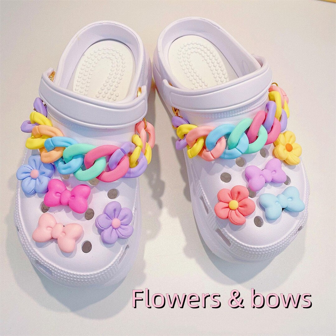12pcs Croc Charm Setcute Charmflower Shoe Charmbows Shoe - Etsy