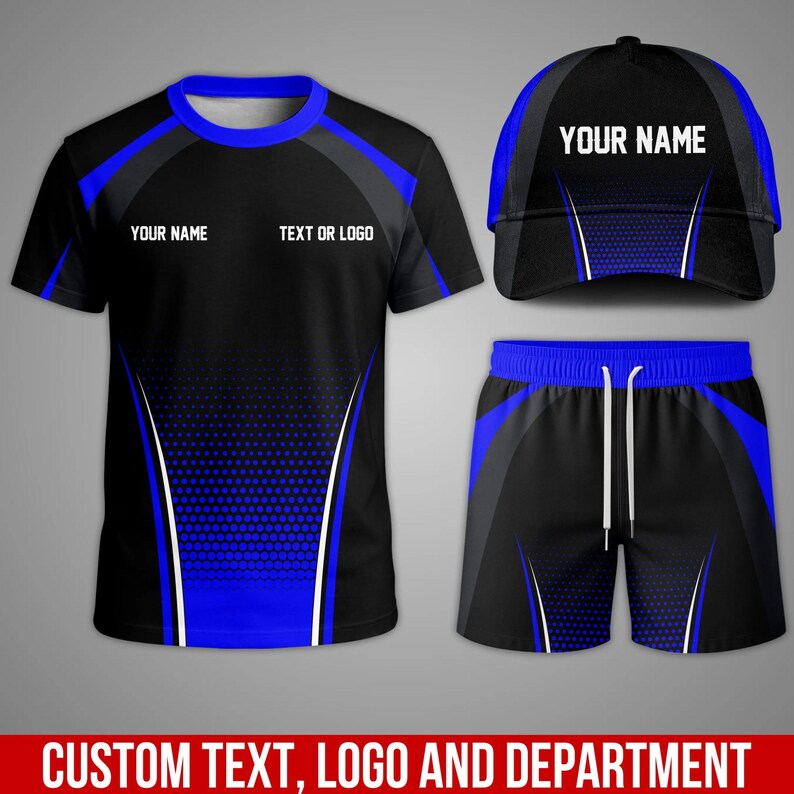 Custom Color Sport Brighten Set – Personalized Shirt, Shorts and Cap ...