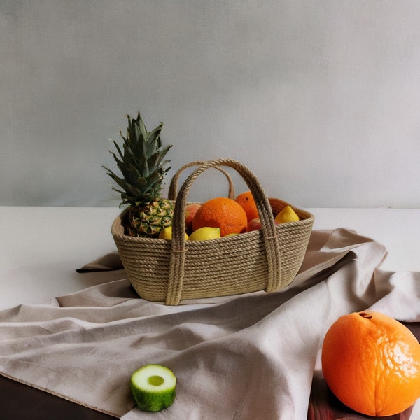 Rustic Basket - Etsy