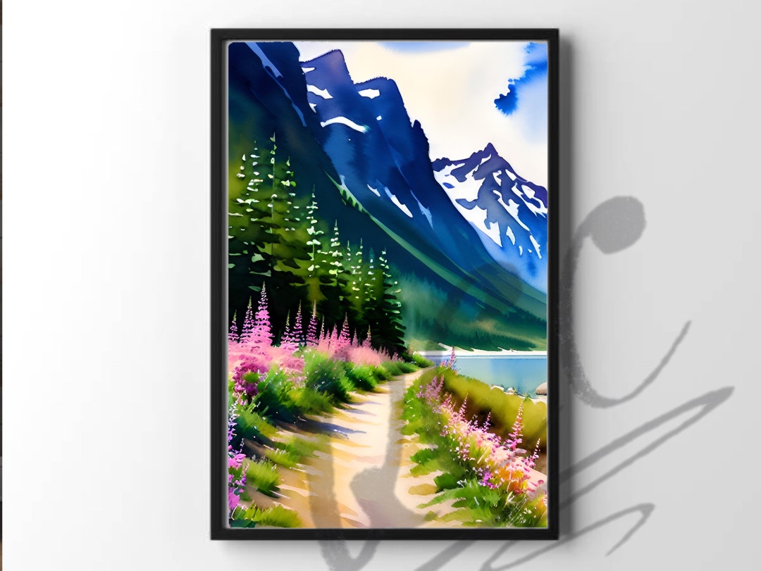 Easy Alaska Decor Fireweed Trail 4 - Etsy