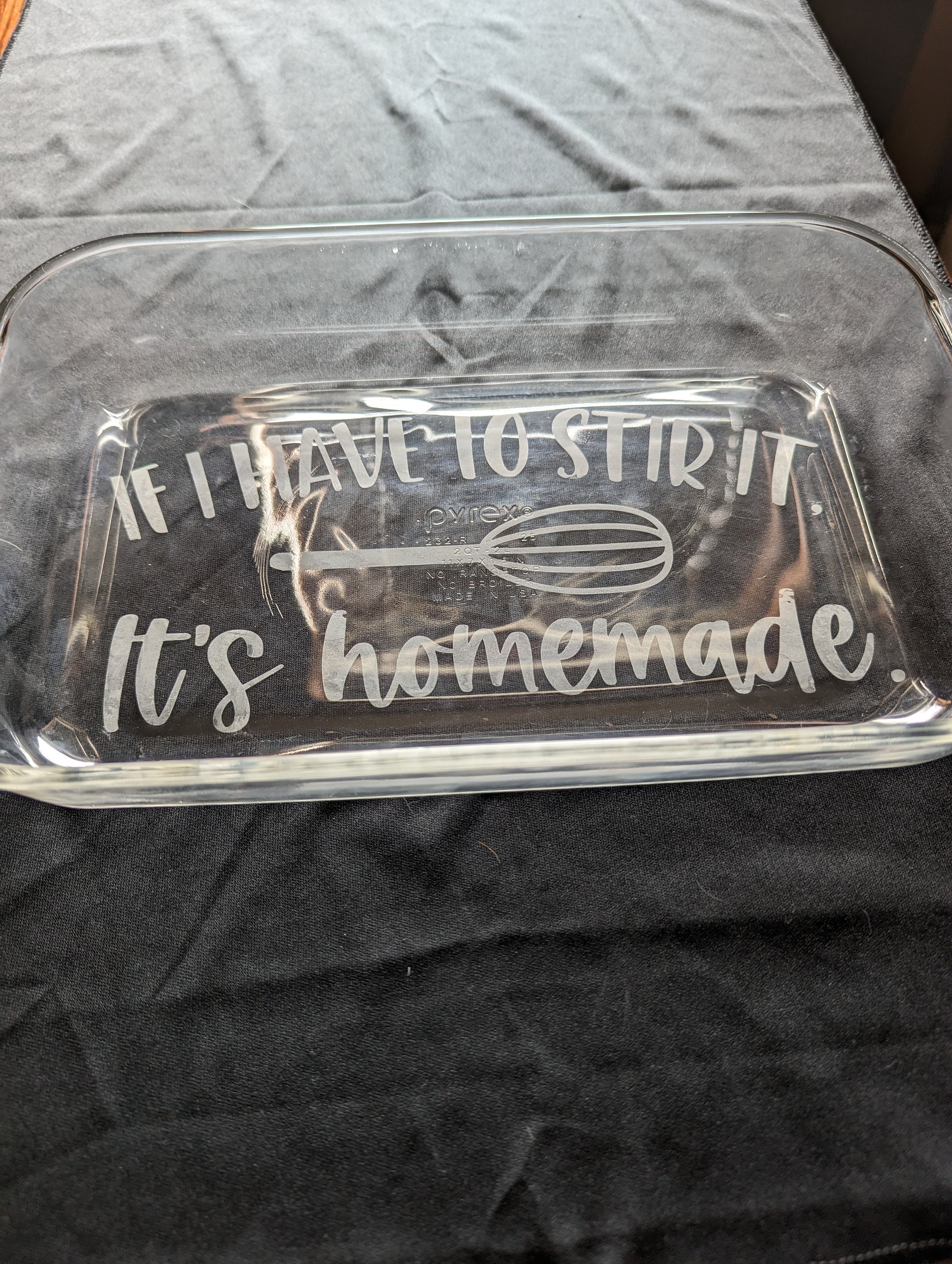 Custom Etched 2quart Rectangular Glass Baking Dish - Etsy
