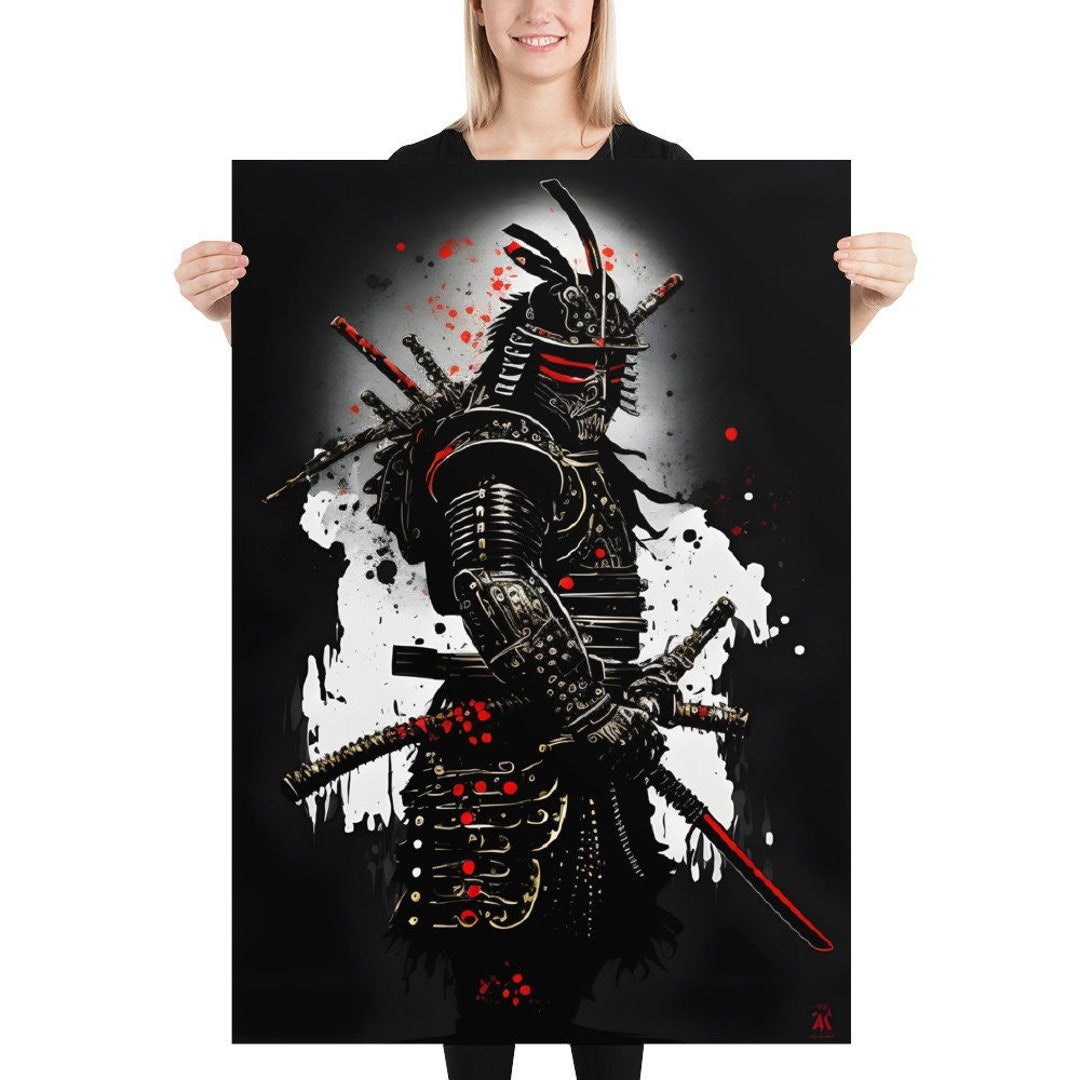Dark Samurai Poster - Etsy