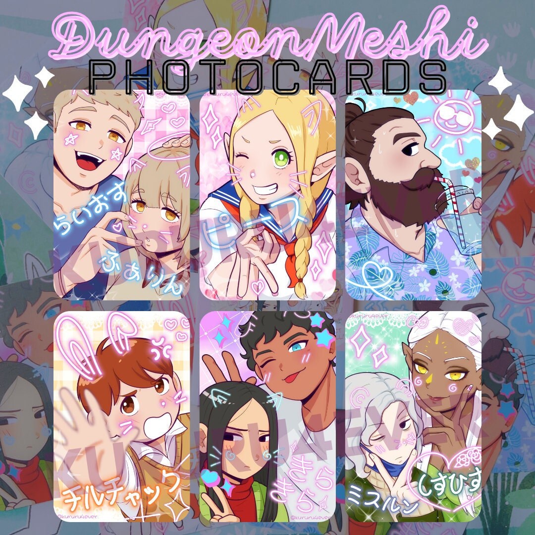 Dungeon Meshi / Delicious in Dungeon Mystery Bag Photocards - Etsy