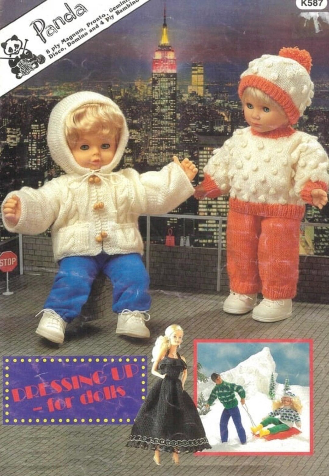 Entire Book Doll Clothes Knitting Pattern (PDF Download) - Etsy