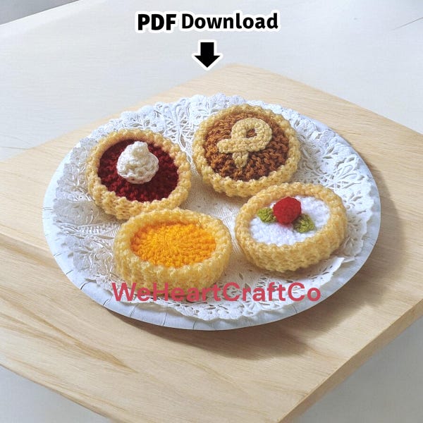 Knitted Food Pattern - Etsy
