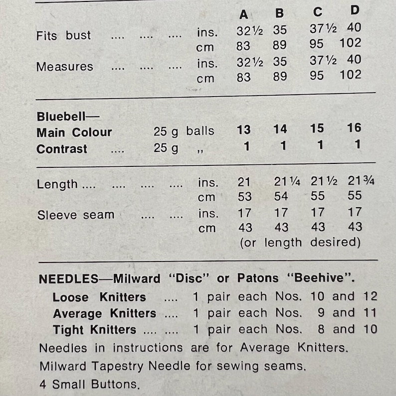 5 Ply Cardigan Knitting Pattern PDF Download, Vintage Pattern, Beach ...