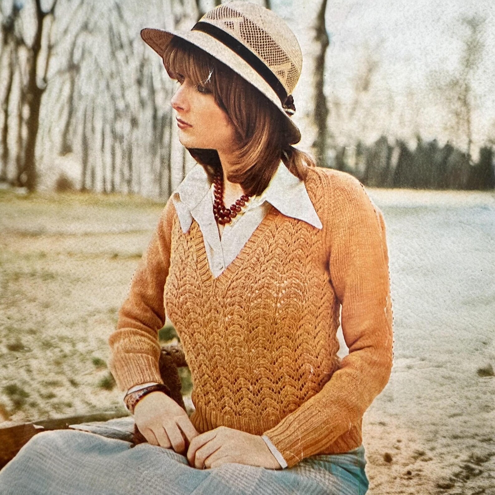 5 Ply Knitting Pattern PDF Download, Vintage Pattern, Beach Top ...