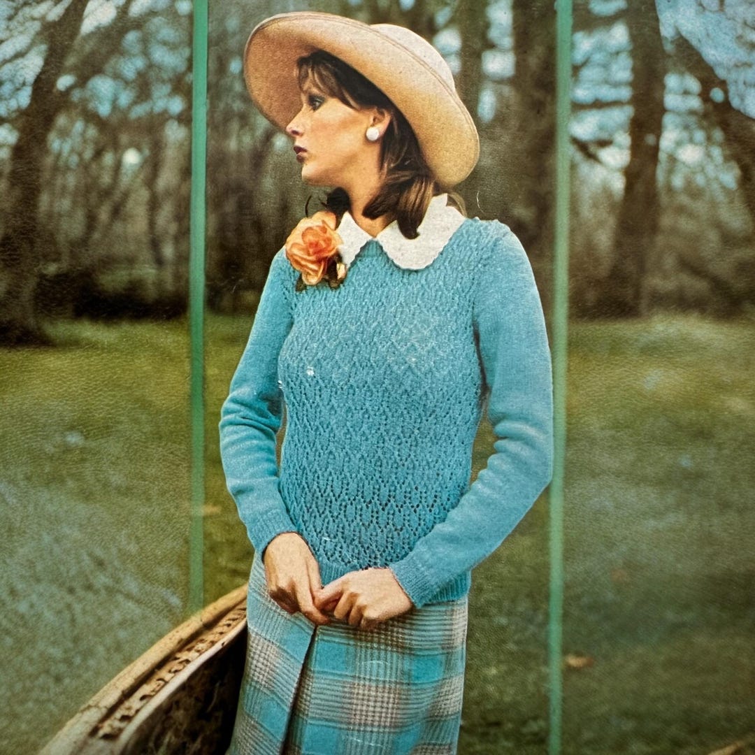 5 Ply Vintage Knitting Pattern PDF Download, Vintage Pattern, Beach Top ...