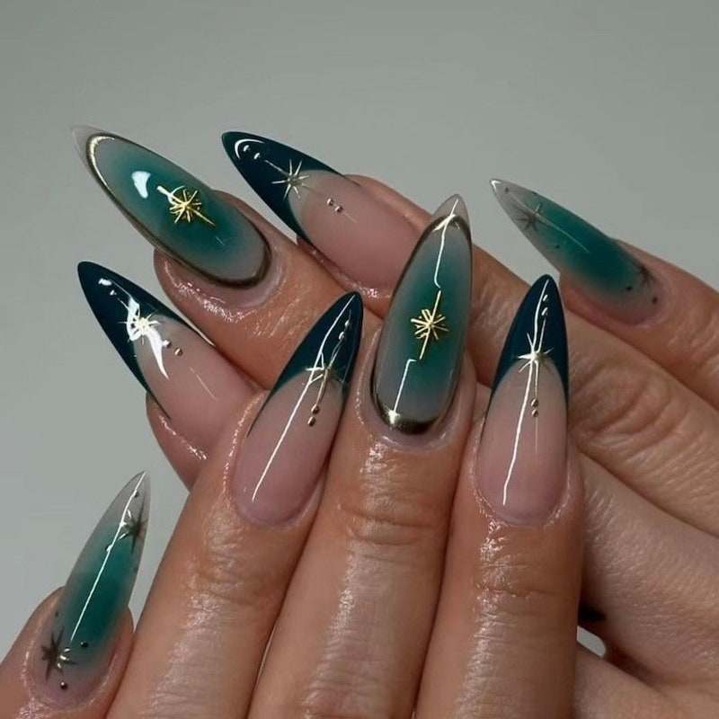 Custom Fake Nails - Etsy