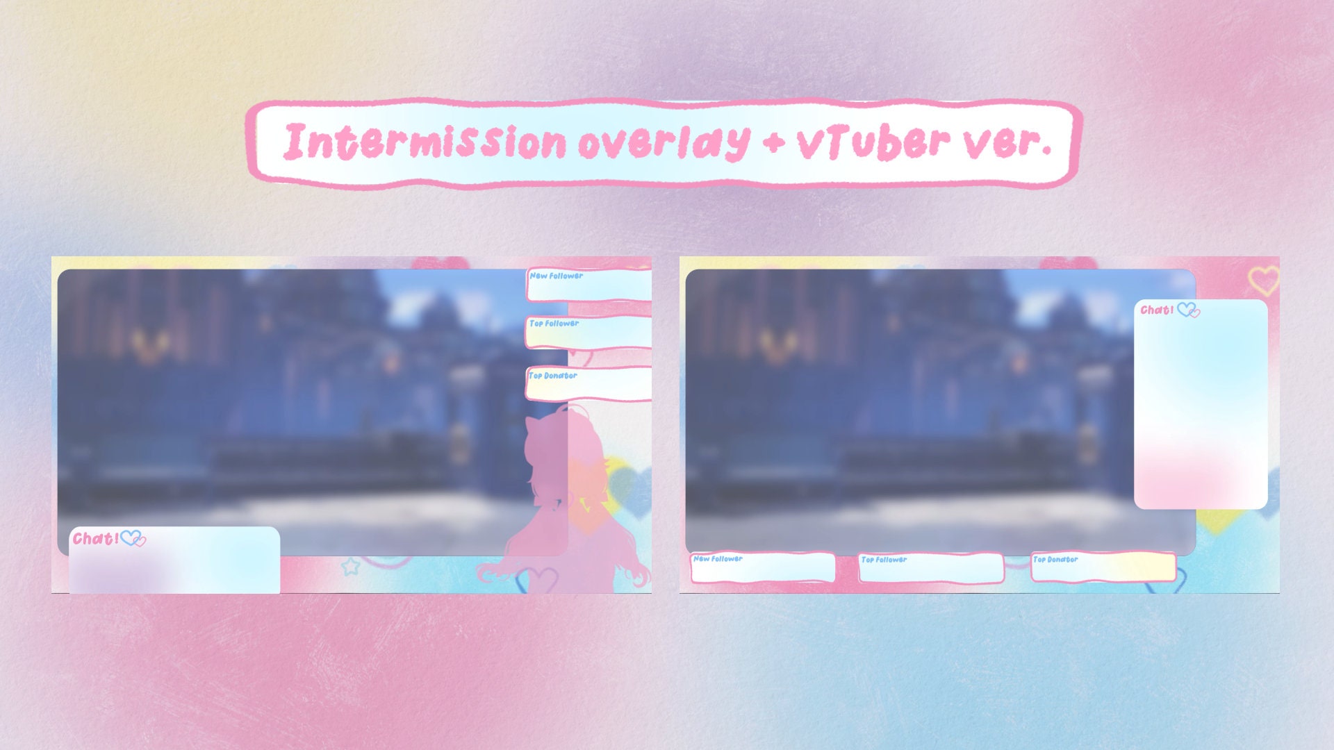 Love Burst Stream Package – Twitch & Youtube | Stream Overlay | Gaming ...