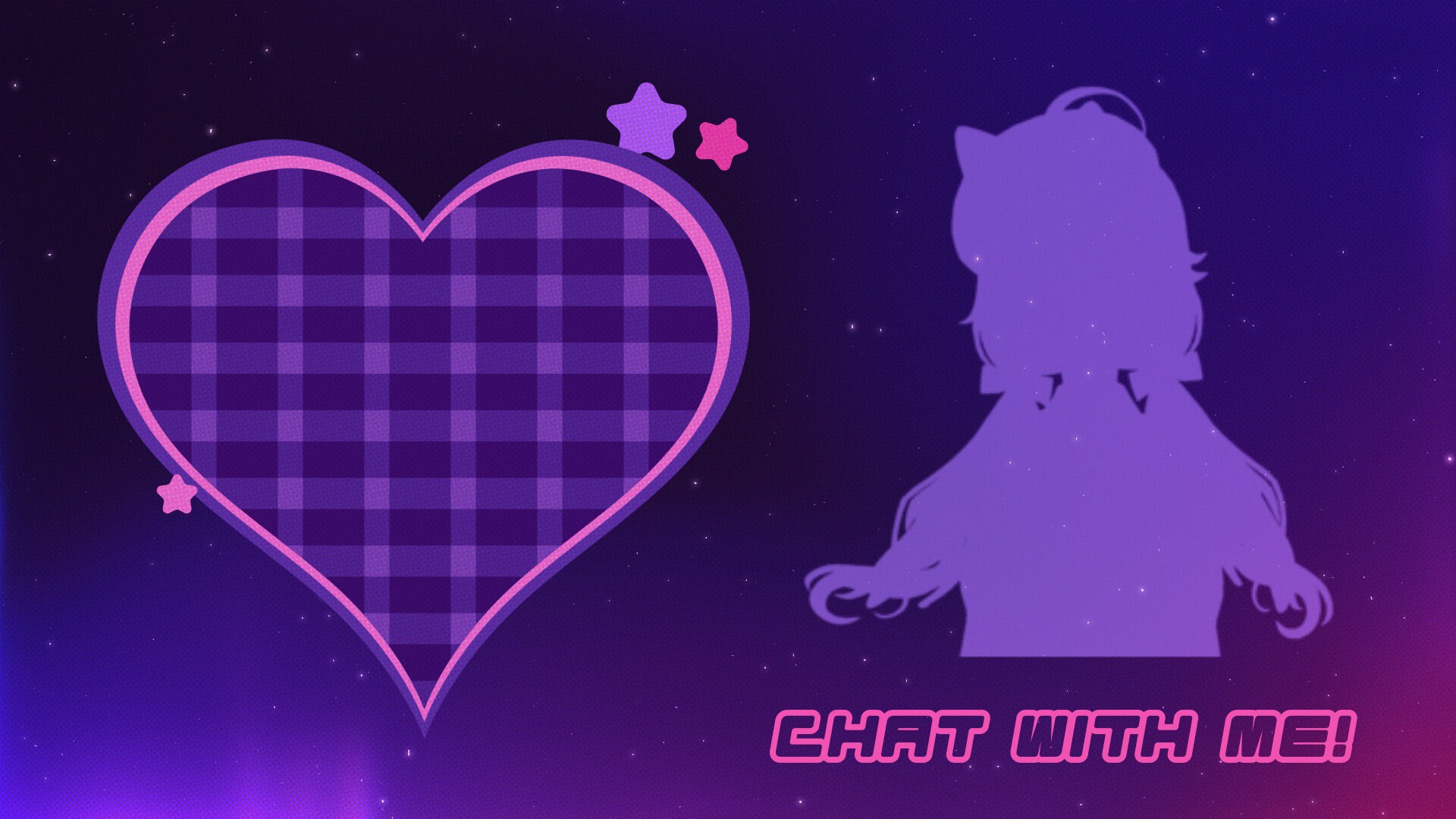 Y2K Animated Dark Purple Stream Overlay Pack | Vtuber Friendly | Stream ...