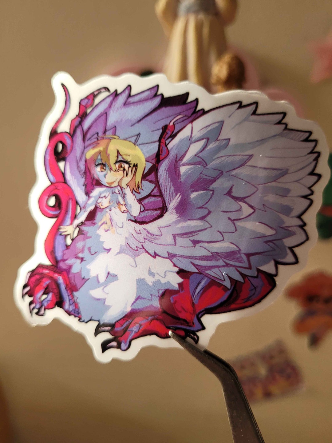 Dungeon Meshi Dunmeshi Chimera Falin Touden 2.5 Inch Vinyl Transparent ...