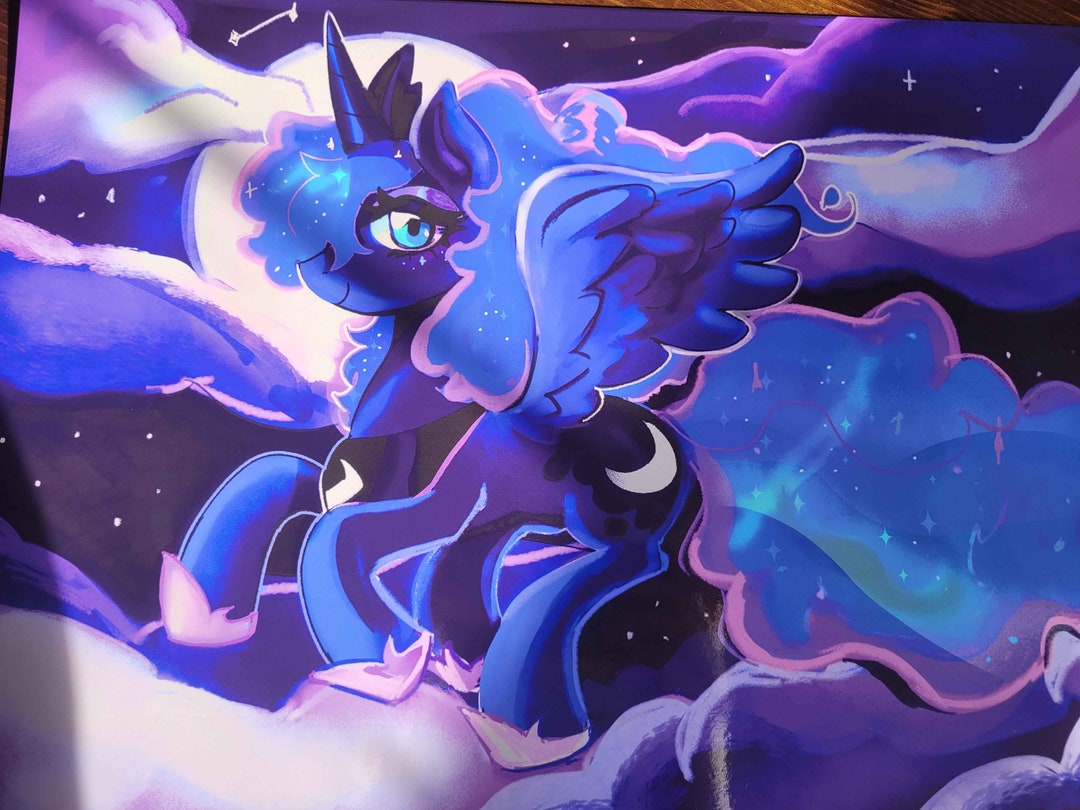 My Little Pony Poster MLP Princess Luna Poster Art Print A3 11.7 in X ...